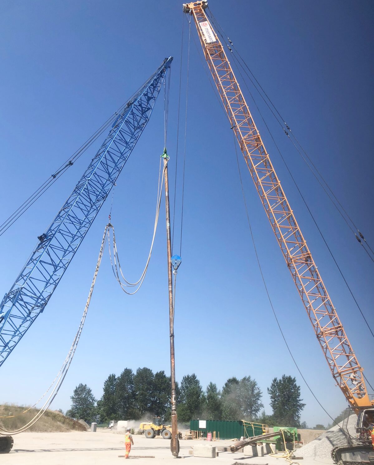 Tilbury Island Dike Upgrades Delta, British Columbia | Menard Canada