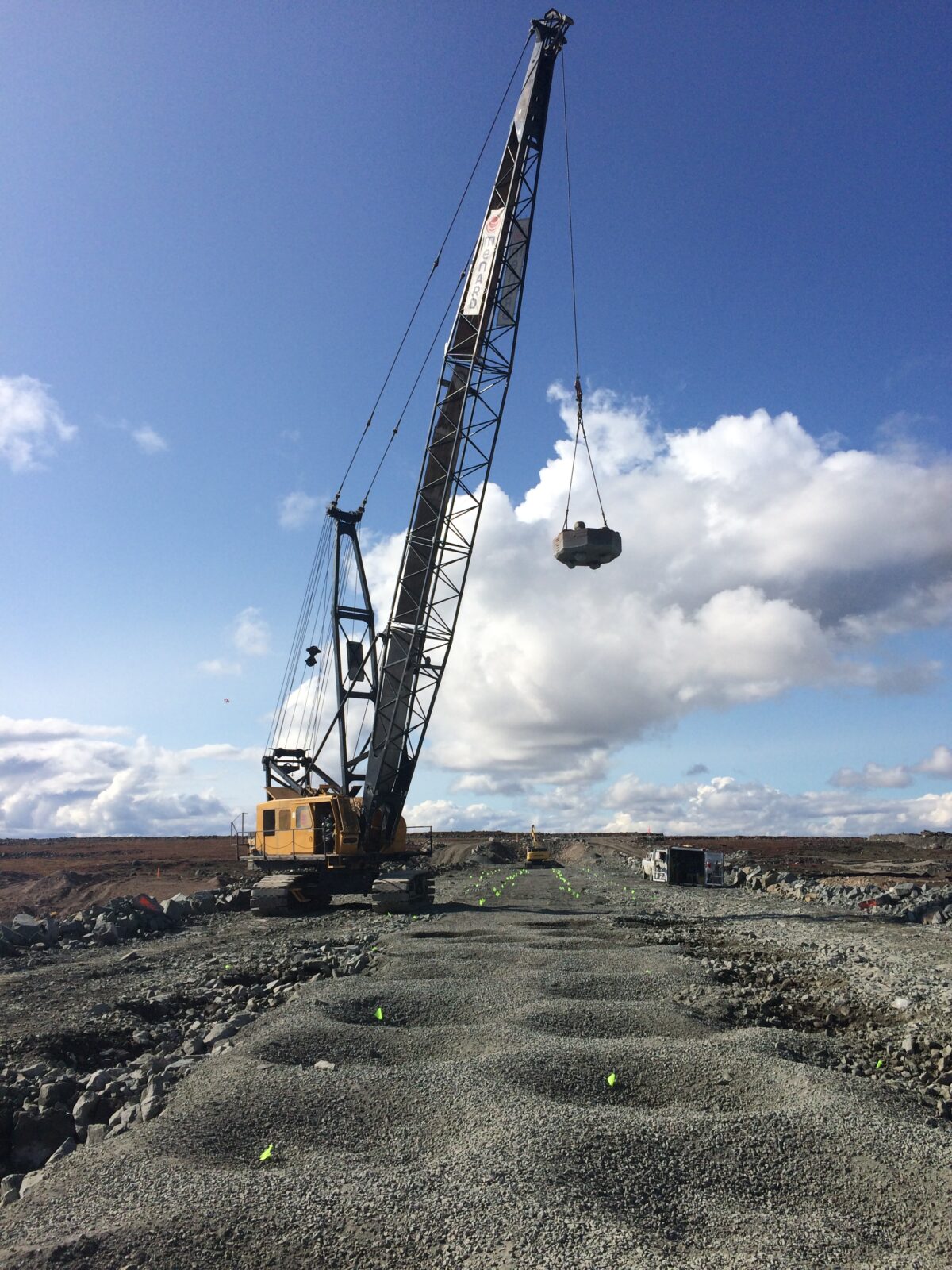Whale Tail Dike,Amaruq, Nunavut | Menard Canada